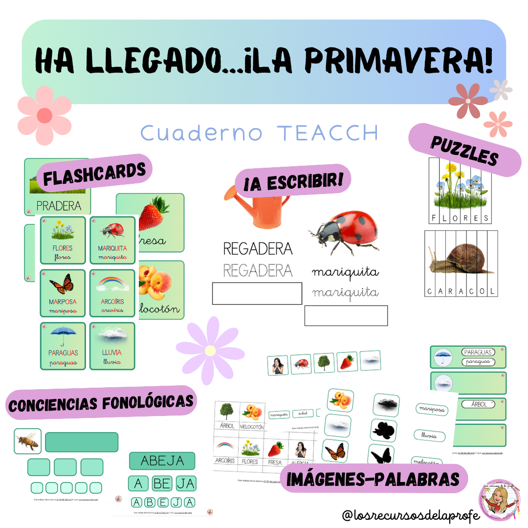 Cuaderno: «Ha llegado…¡LA PRIMAVERA!» | Los Recursos de la Profe
